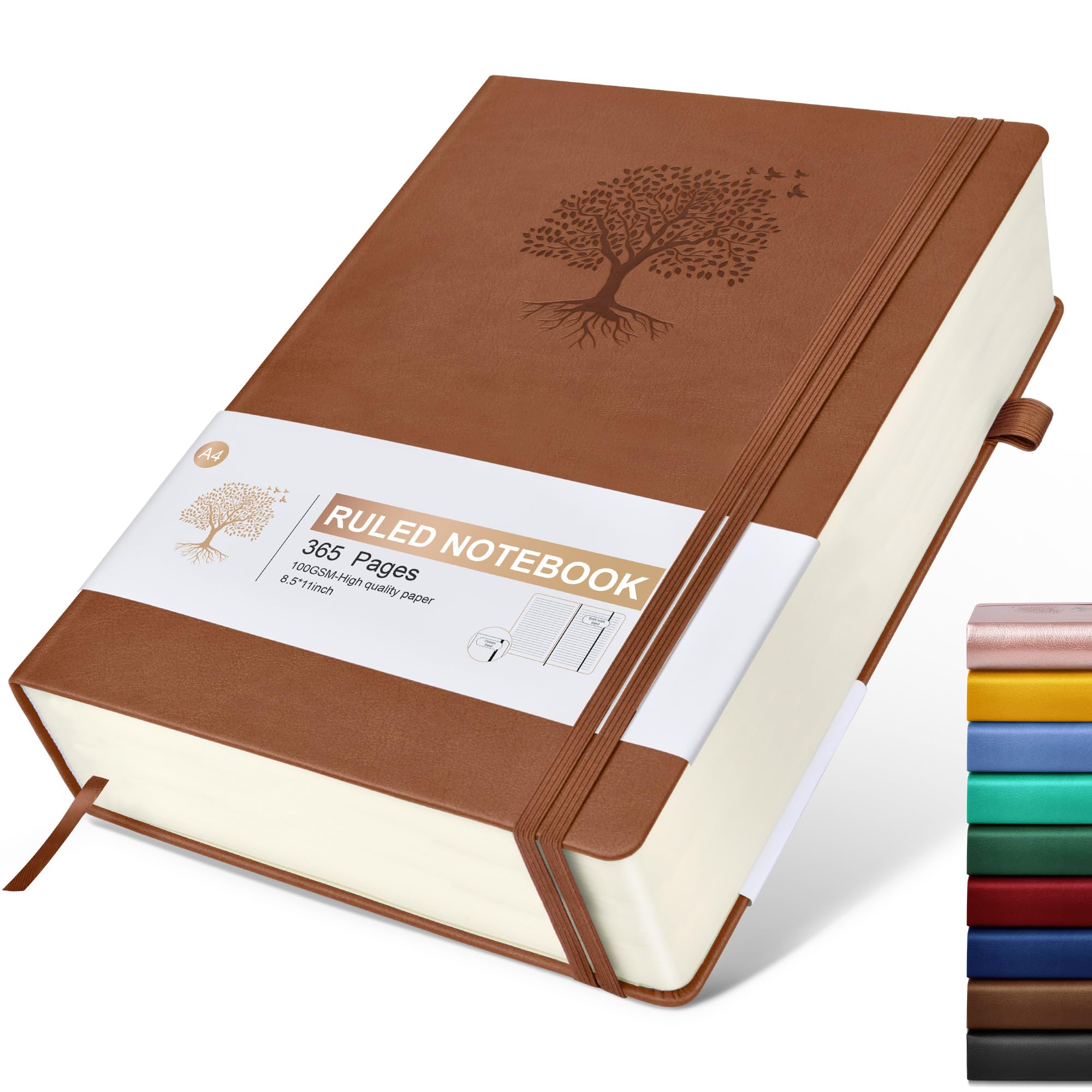 Lined Journal Notebook -365 Pages A4 Big Journal for Writing Men Women ...