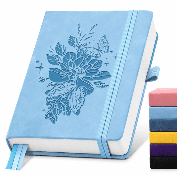 Lined Journal Notebook 365 Pages A5 Leather Journals For Writing Women ...