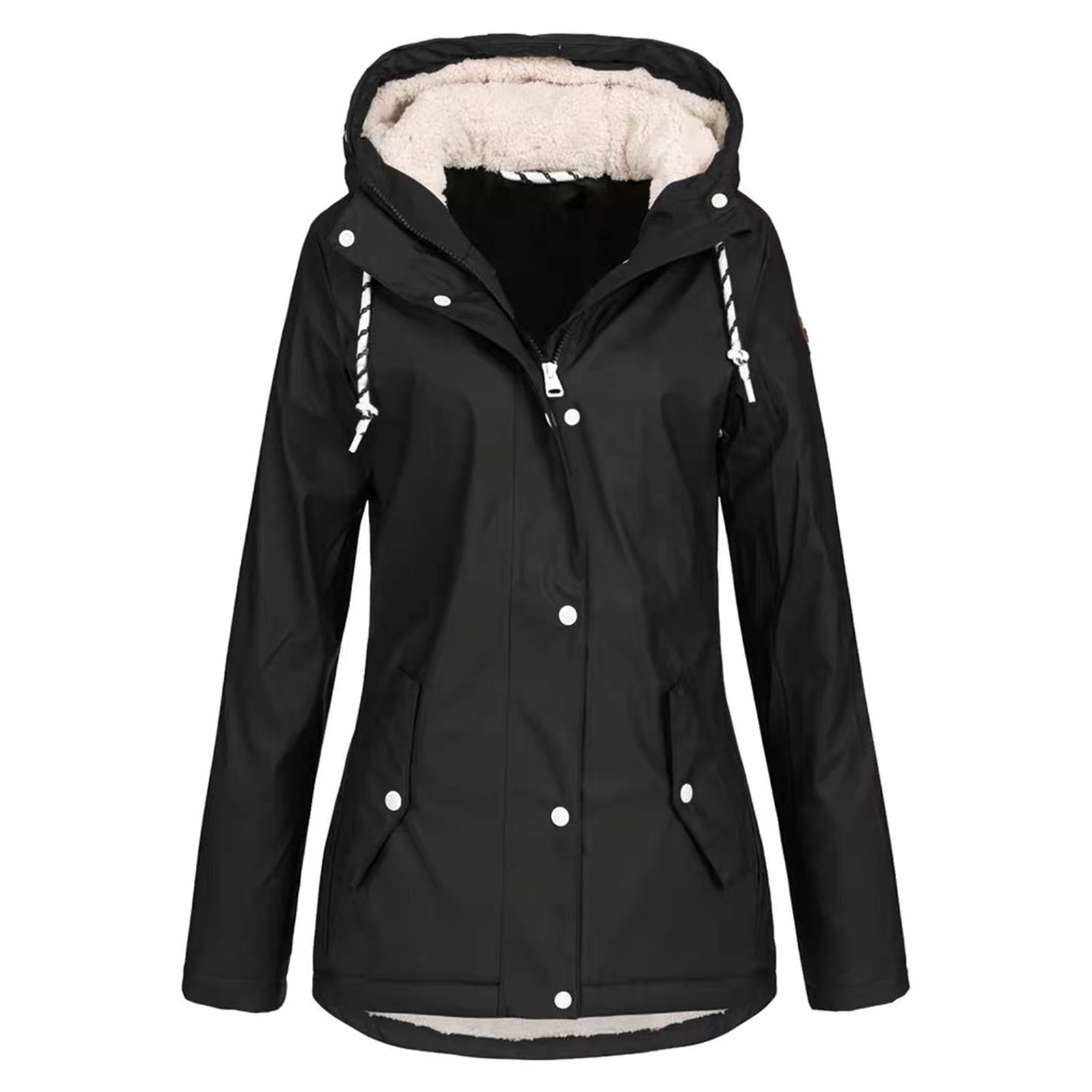 Lined Rain Jacket Women,Raincoats for Women 2023 - Womens Waterproof ...