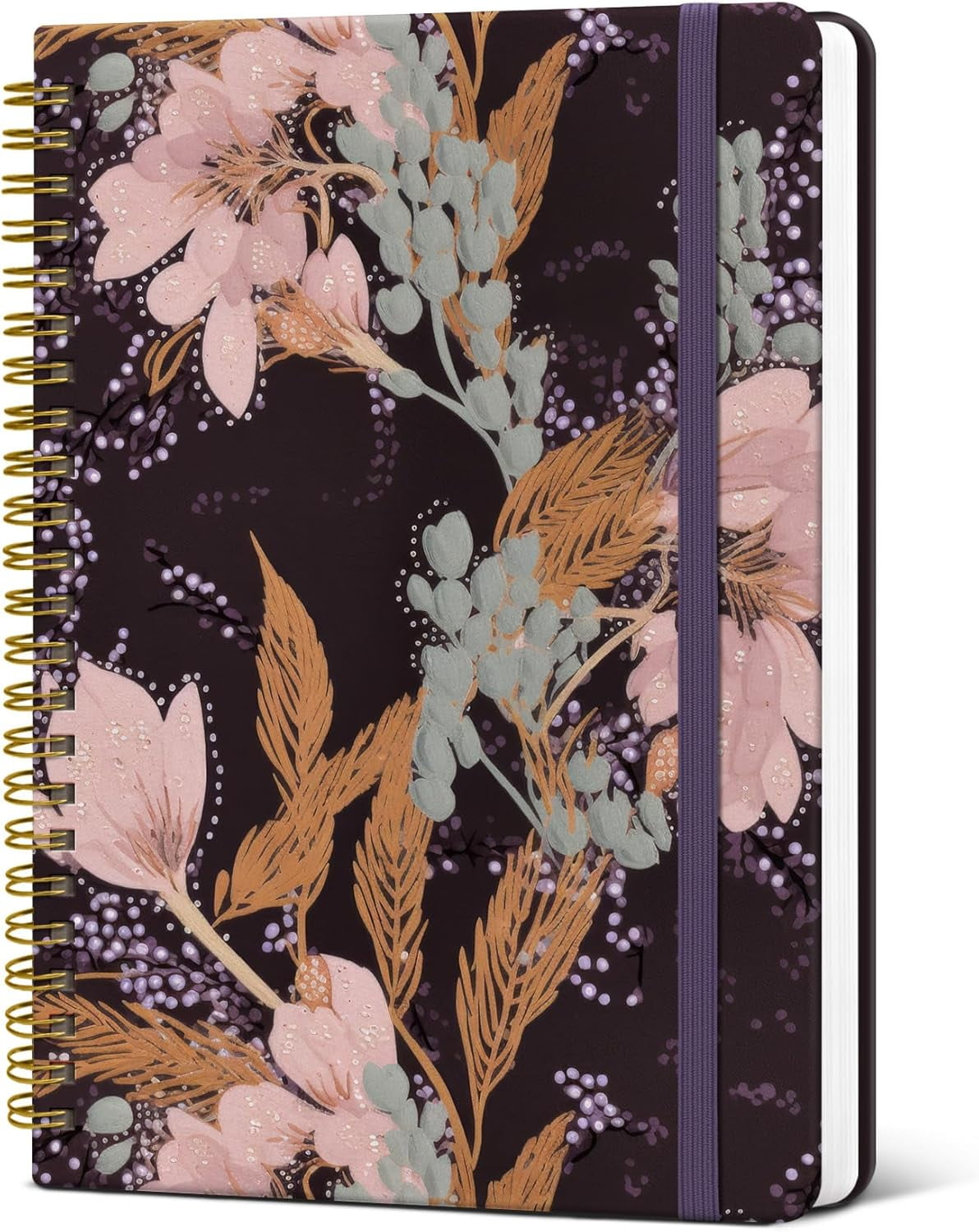 Lined Spiral Journal Notebook for Women, A5 College Ruled Journals for ...