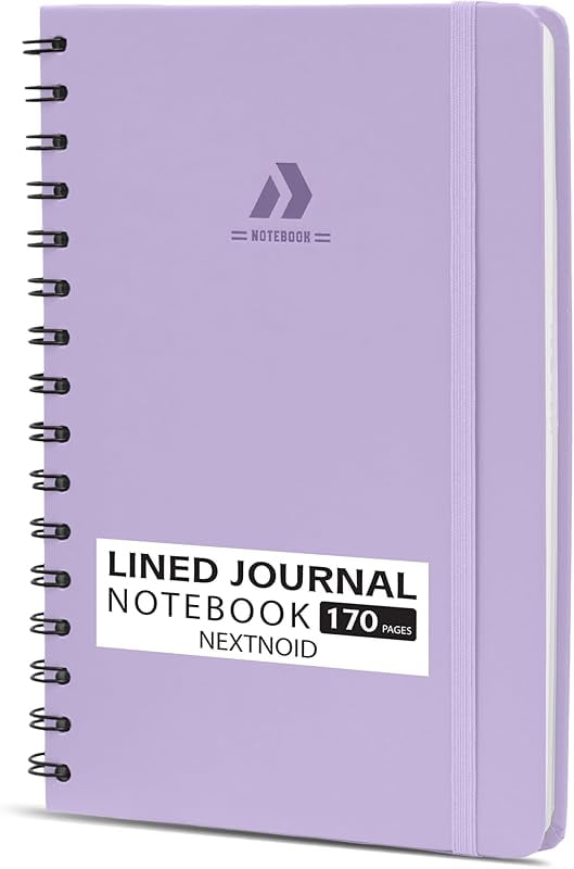 Lined Spiral Notebook Journal For Women & Men - A5(5.8" x 8.3") 170 ...