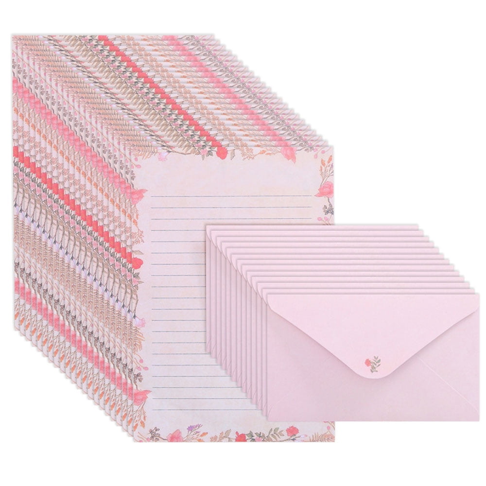 Lined Stationery Paper and Envelopes Set, for Cards, Birthday, Weddings ...