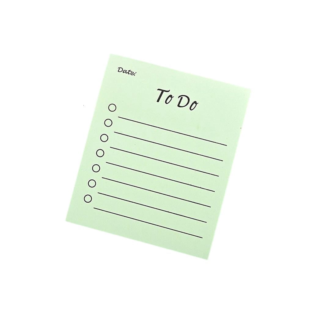 Lined Stickier Note Memos Pad Stickier Pad Notepad To-Do List Writing ...