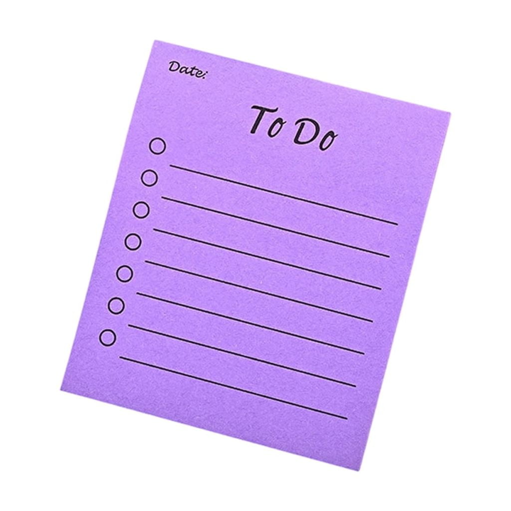 Lined Stickier Note Writing Pad Lovely Memos Pad To-Do List Paper Pads ...