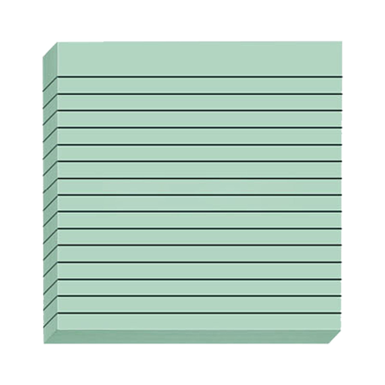 Lined Sticky Notes, 3x3 Inches Sticky Notes with Lines, Self-Stick ...