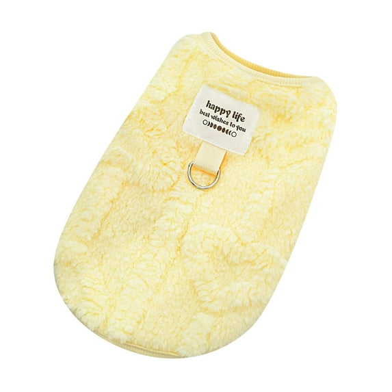Lined Winter Vest for Small Breeds with Leash Hook Efficacious Comfort ...