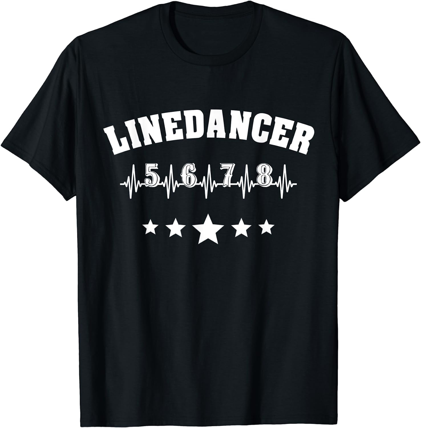 Linedancer Line Dancer Cowboy Dancing Heartbeats T-Shirt - Walmart.com