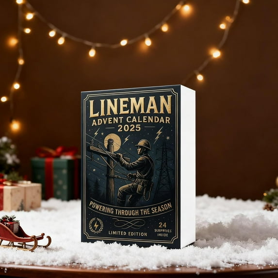 Lineman Advent Calendar 2025 - Pdwering Through the Season, 24 Days Surprises of Electricians ...