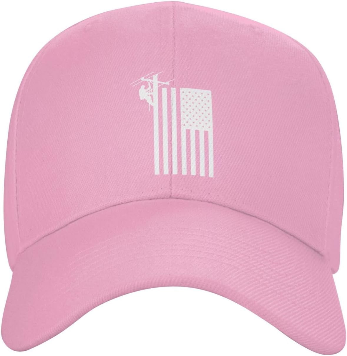 Lineman Electrician Power Hat Curved Brim Baseball Cap Adjustable Golf ...