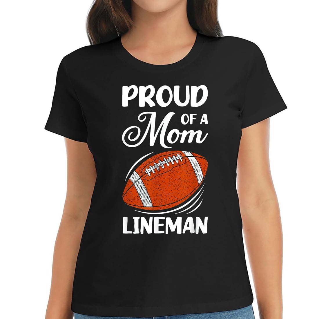 Lineman Football Player Costume Footballer Lineman Women's Fashion Tee ...