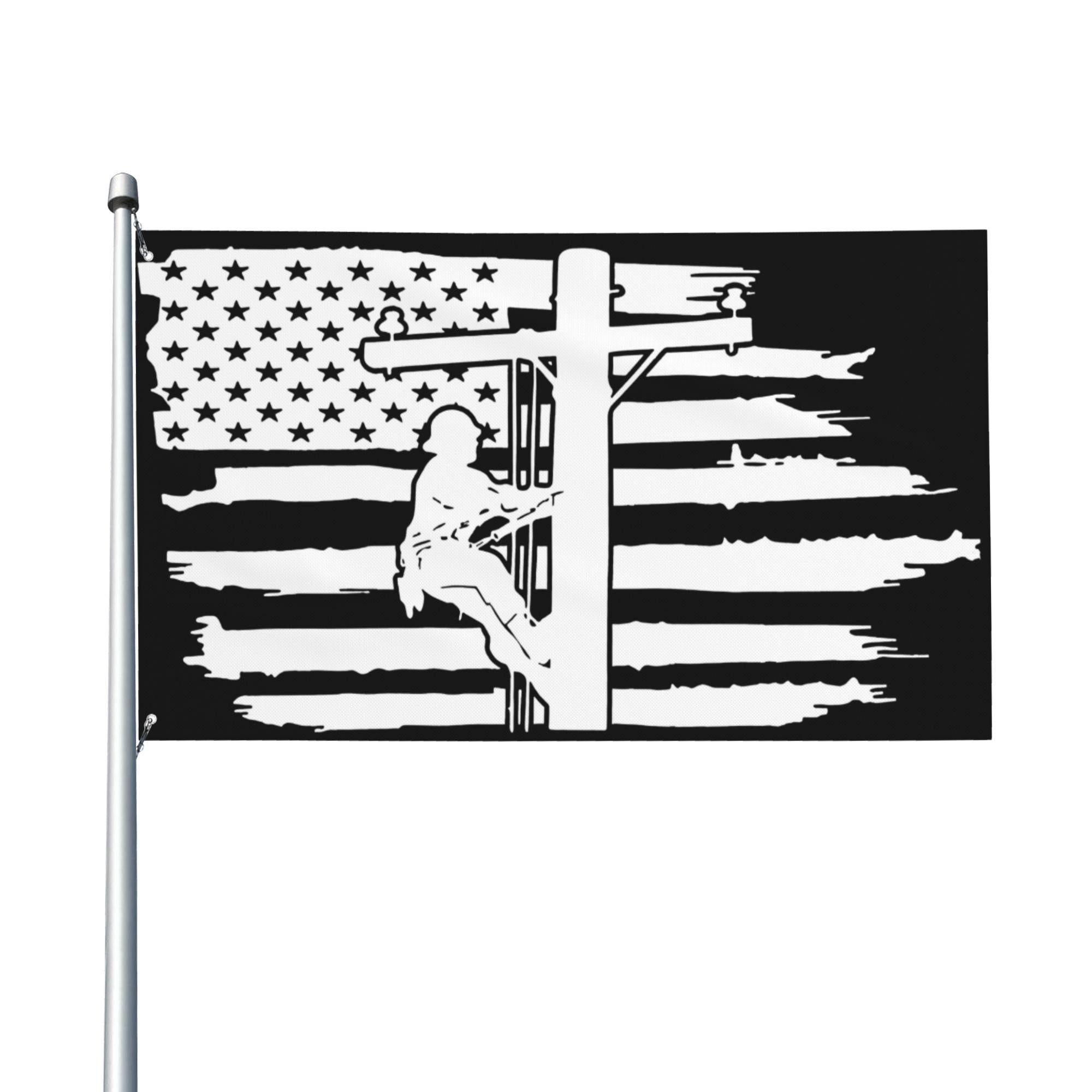 Lineman Powerline Technician Flag Outdoor Garden Flag Breeze Flag Home ...
