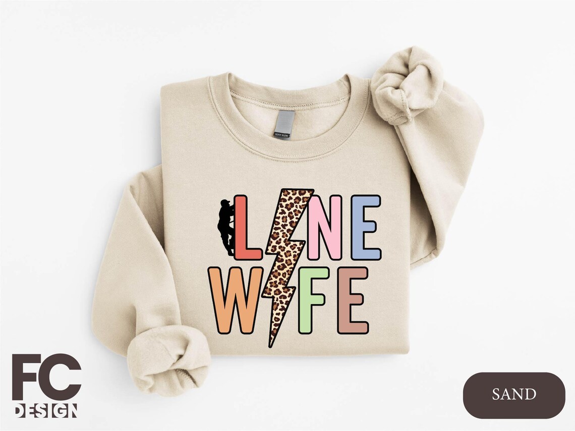 Lineman'S Wife Sweatshirt, Climbing Lineman Hoodie, Life Of Lineman ...