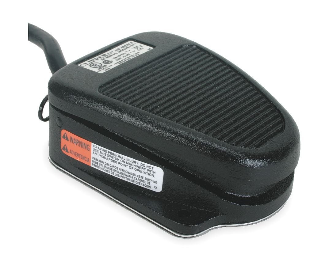 Linemaster 636-S Clipper Foot Switch, Electrical, Single Pedal ...