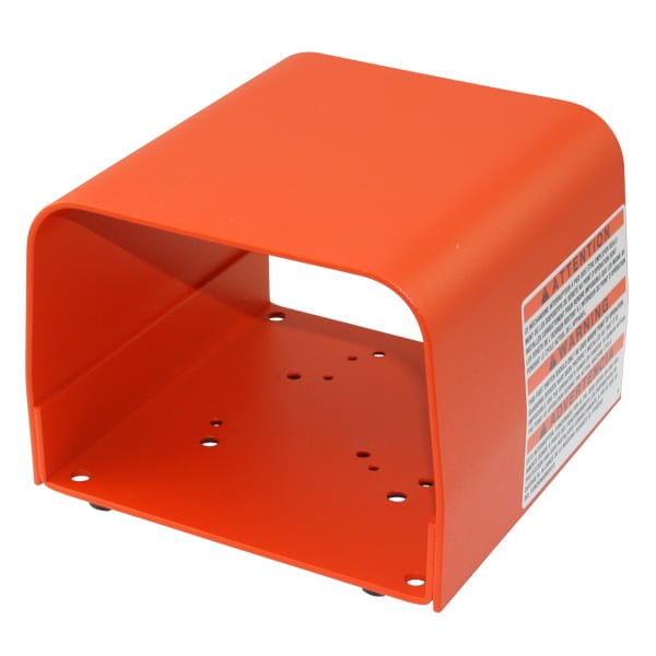 Linemaster Foot Switch Guard, Steel, Orange 522-B14 - Walmart.com