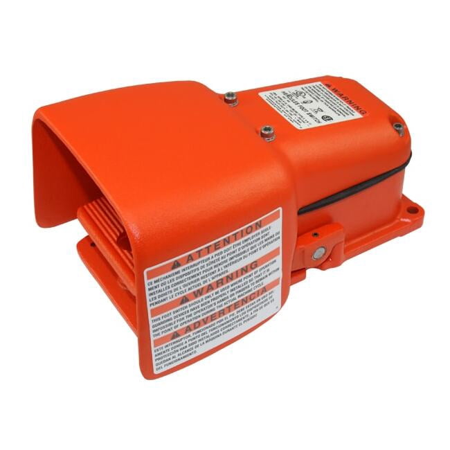 Linemaster SPDT Momentary Heavy Duty Foot Switch 125/250VAC 531-SWH ...