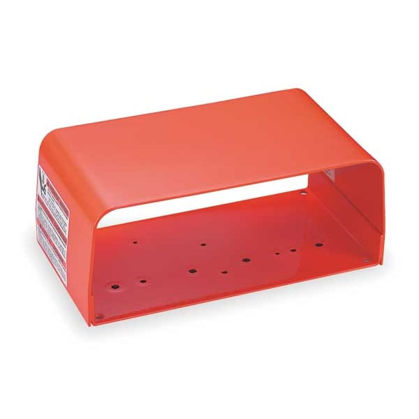 Linemaster Foot Switch Guard, Steel, Orange 522-B12 - Walmart.com