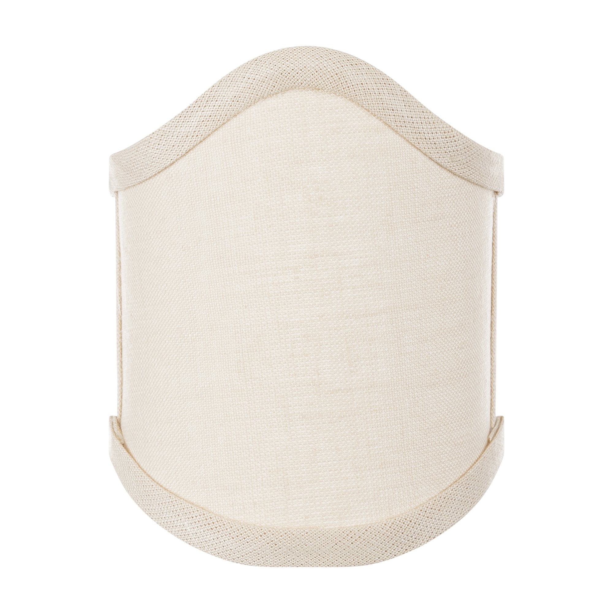 Linen 4 Inch Scalloped Wall Sconce Shield Clip On Lamp Shade - Walmart.com