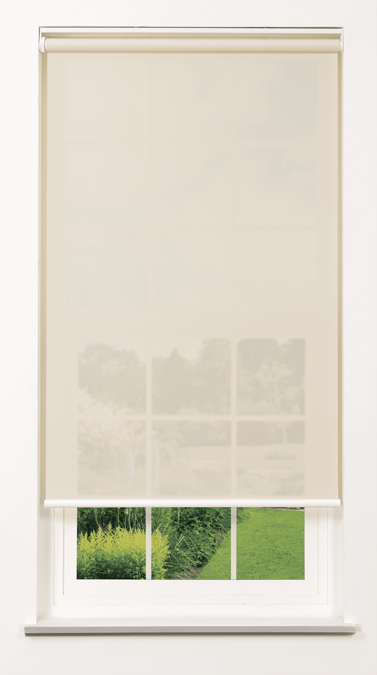 Linen Avenue Cordless 5% Solar Screen Standard Roller Shade, Fawn 20 W ...