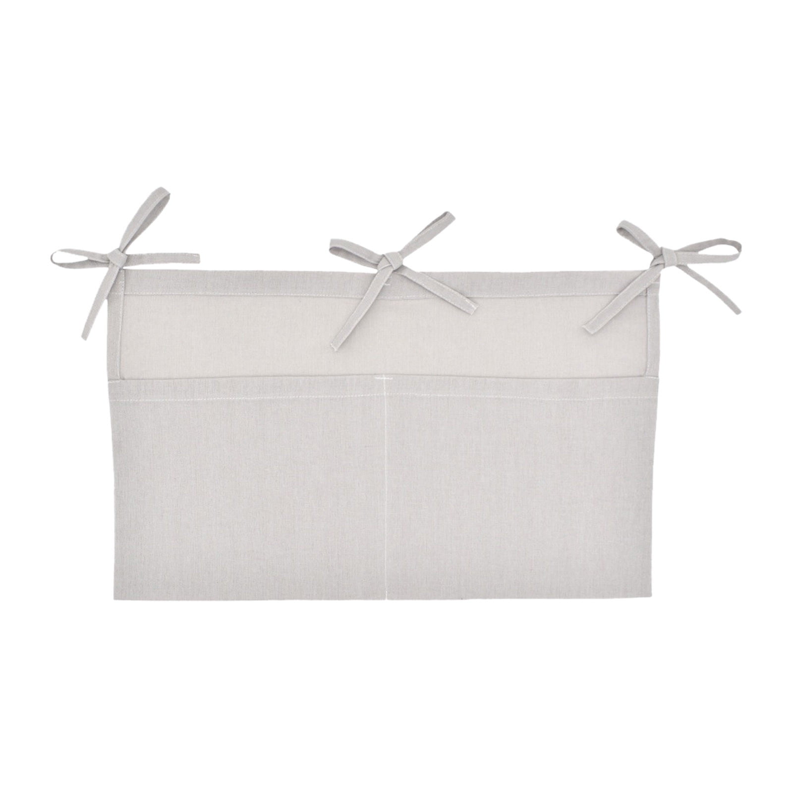 Linen Baby Bedside Nursery Storage Bag Baby Crib Pocket with Straps ...