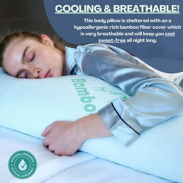 Sunbeam 54 Inch Heated Body Pillow with Temperature Controller ...
