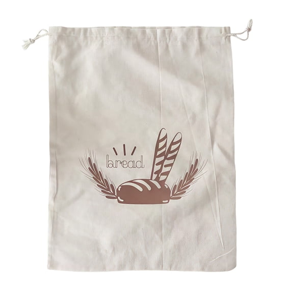 Linen Bread Bags for Homemade Bread,Reusable Bread Container,Unbleached ...