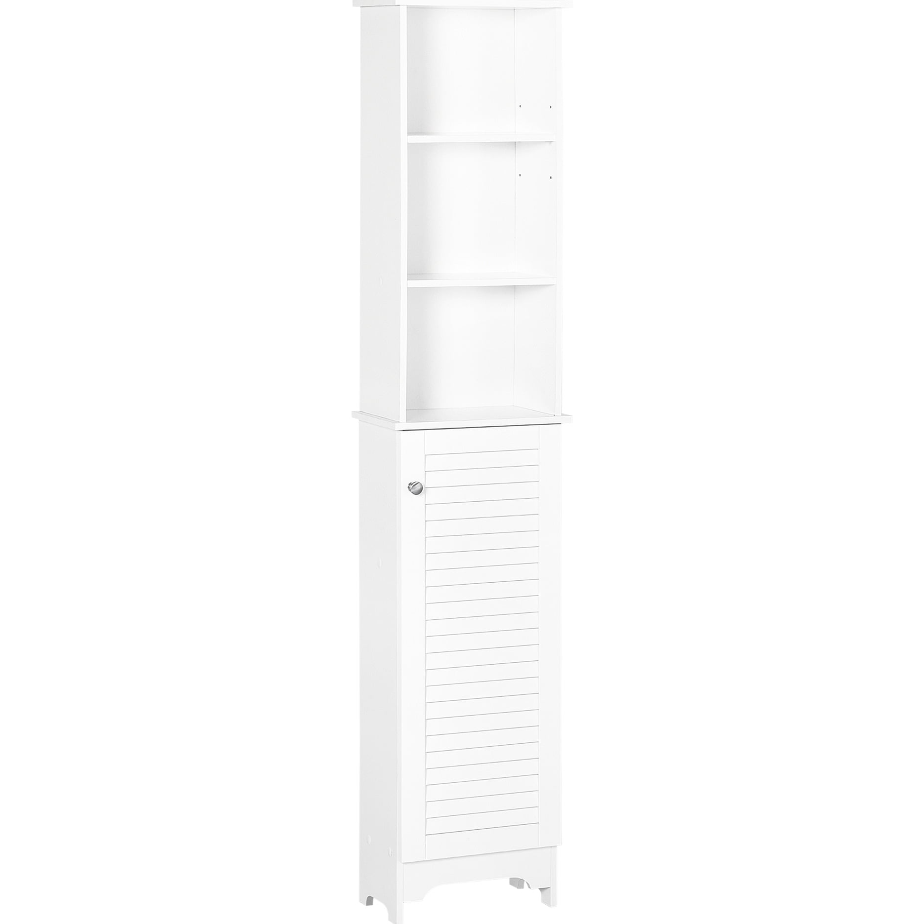 Linen Cabinet - 3 Adjustable Shelf Fit In Smaller Bathrooms Bathroom ...