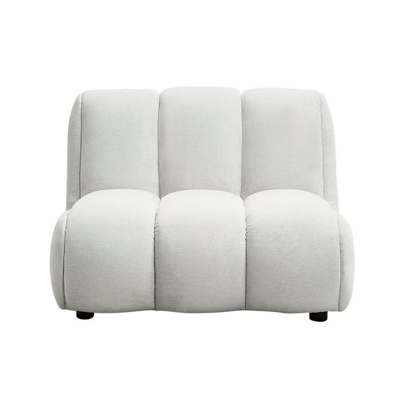 Linen Chair in Ivory White Hue | Great for Unwinding in Living Spaces ...