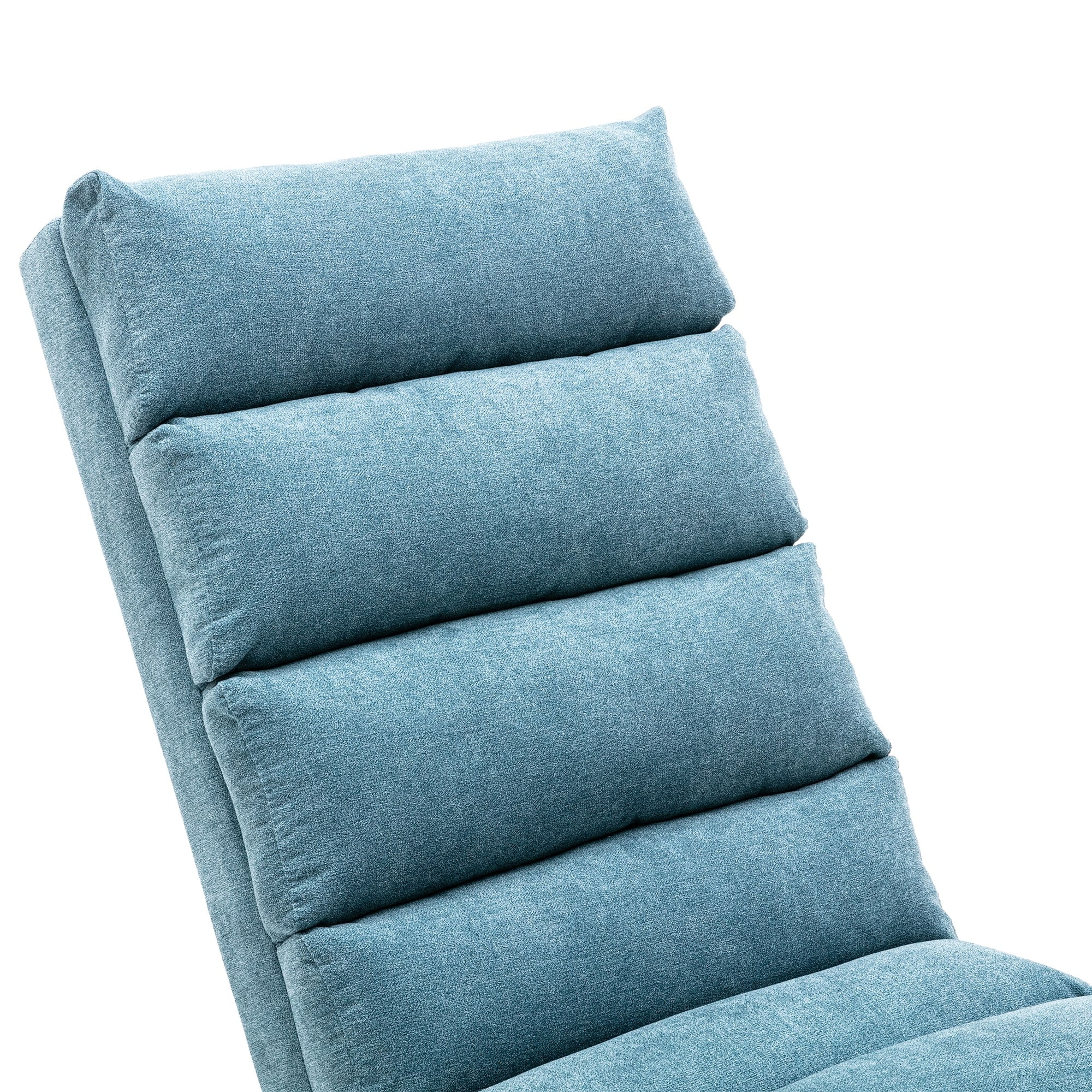 Linen Chaise Lounge Indoor Chair Chaise Lounges, Lounge Chairs Blue ...