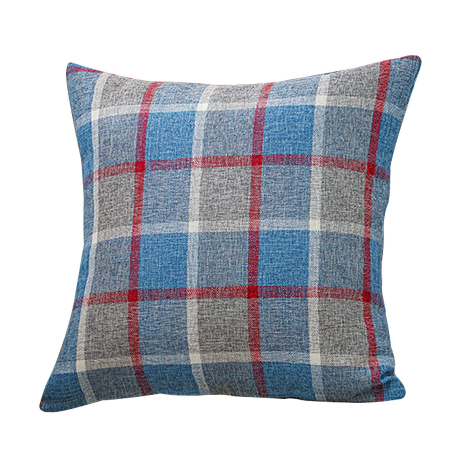 Linen Chenille Throw Pillow Covers Heavy Lined Decorative Cushion Cases ...