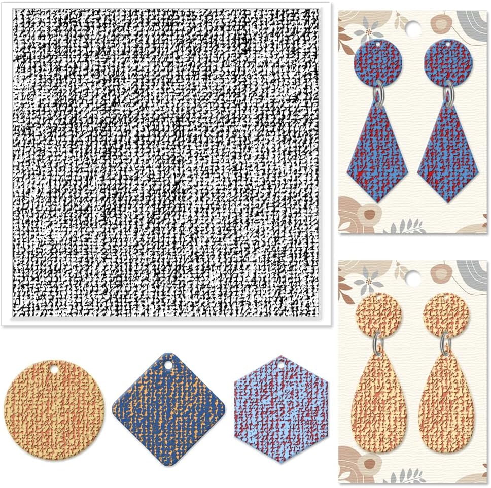 Linen Cloth Texture Silicone Clay Texture Stamp Polymer Clay for ...