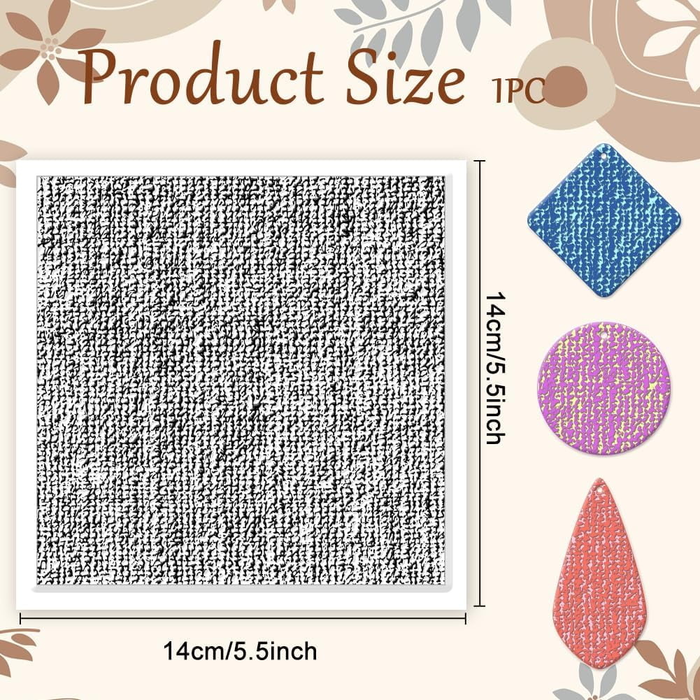 Linen Cloth Texture Silicone Clay Texture Stamp Polymer Clay ...
