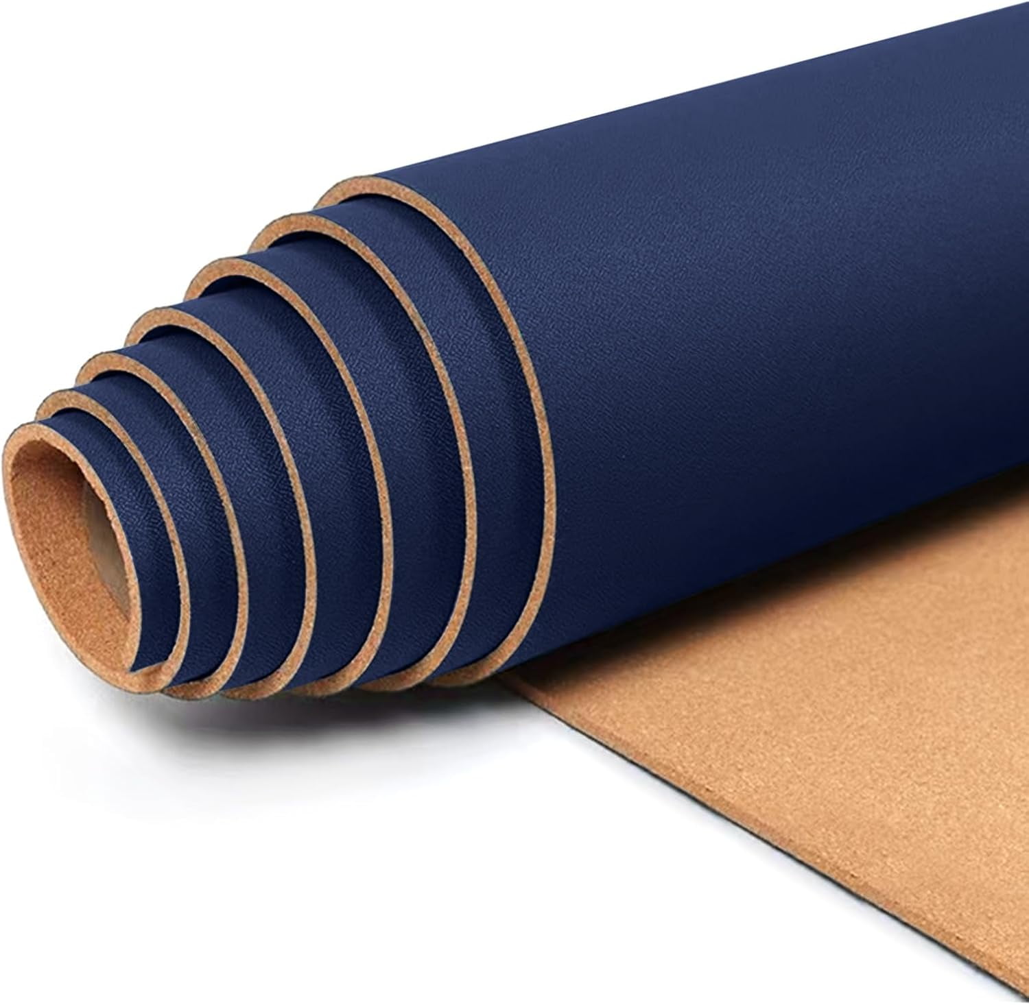 Linen Cork Board Roll Dark Blue 48" x 24", 1/4" Thick Large Fabric ...