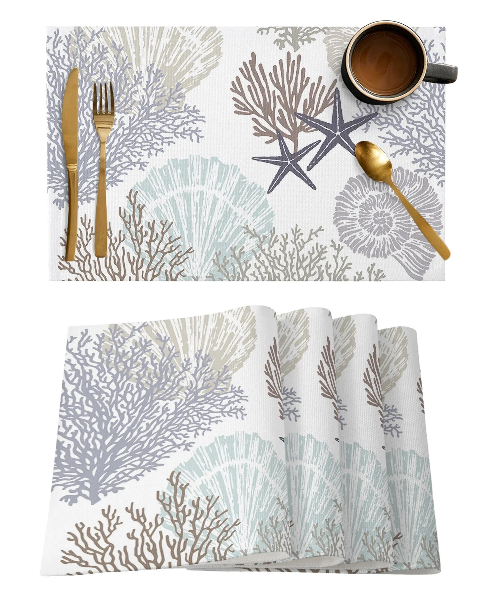 Linen Dia De Los Muertos Placemats Table Decor Day of The Dead Table ...