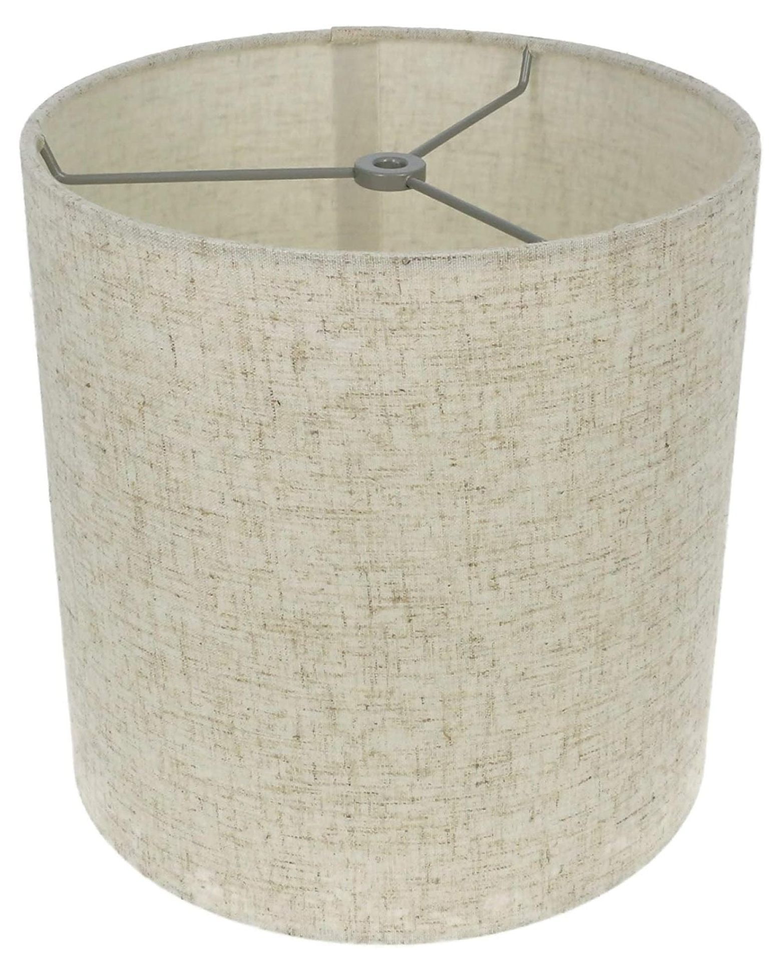 Linen Drum Lamp Shade, 10-inch by 10-inch by 10-inch, Cottage, Spider ...