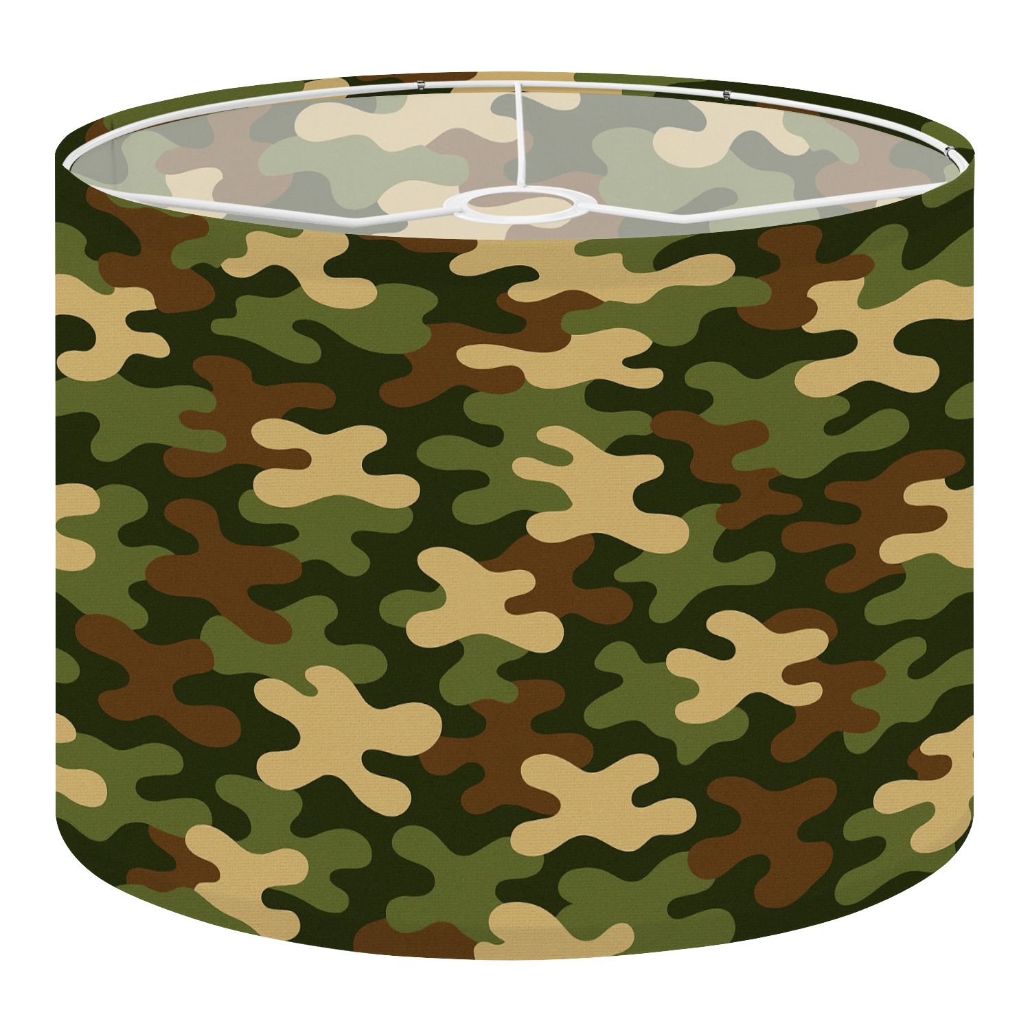 Linen Drum Lampshades Camouflage seamless texture Abstract modern ...