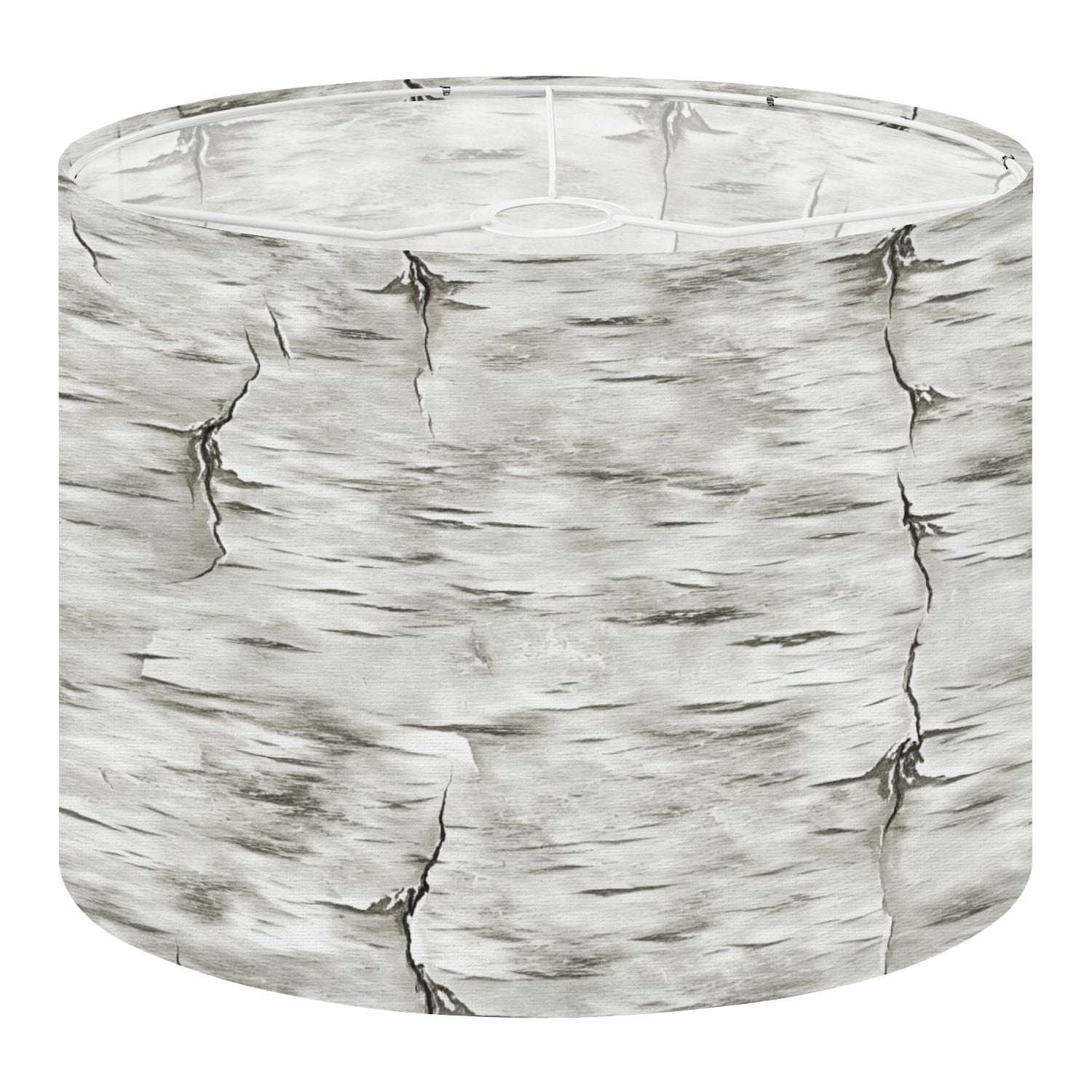 Linen Drum Lampshades Cracked Concrete Texture Neutral Gray Tones 13 ...