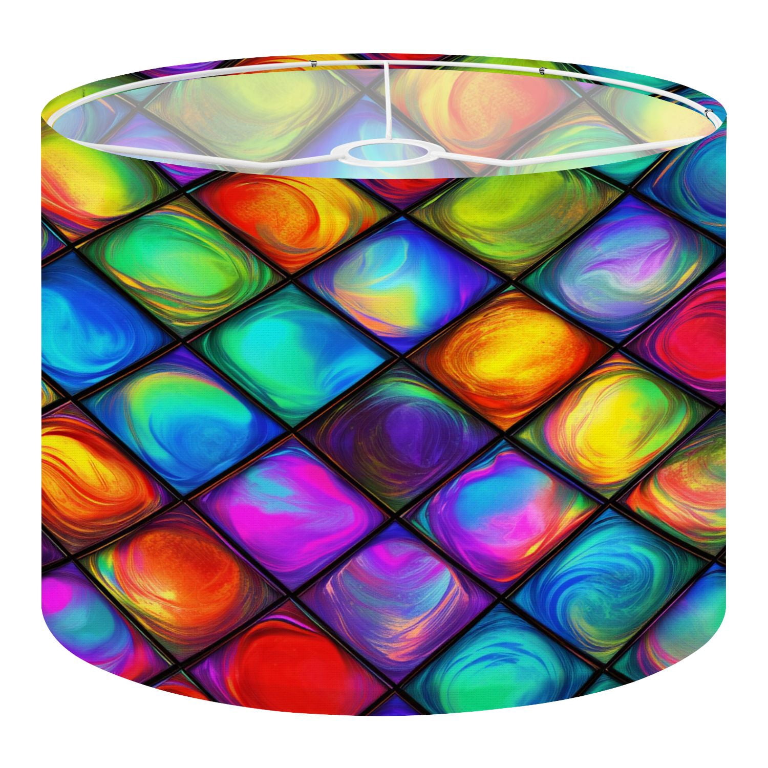 Linen Drum Lampshades Stained glass seamless texture colored glass ...