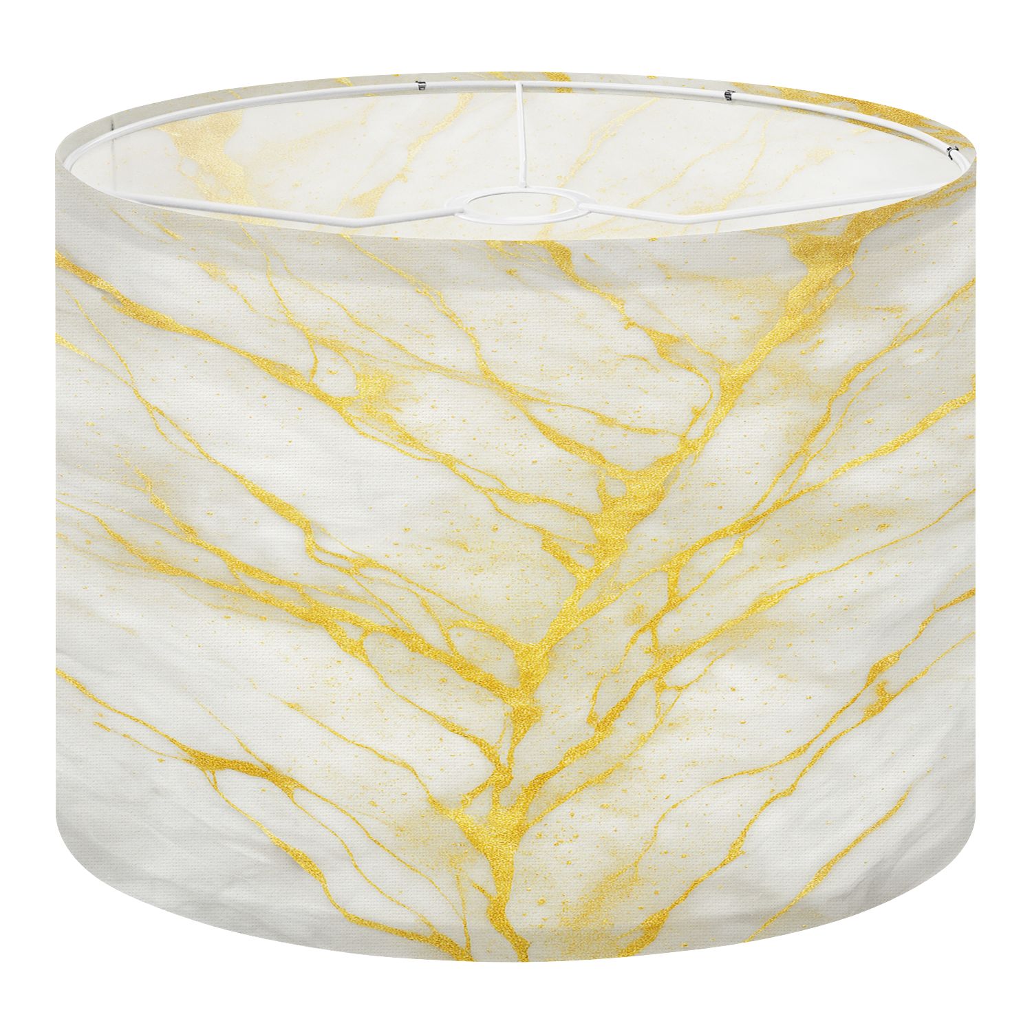 Linen Drum Lampshades White gold marble luxury wall texture shine ...