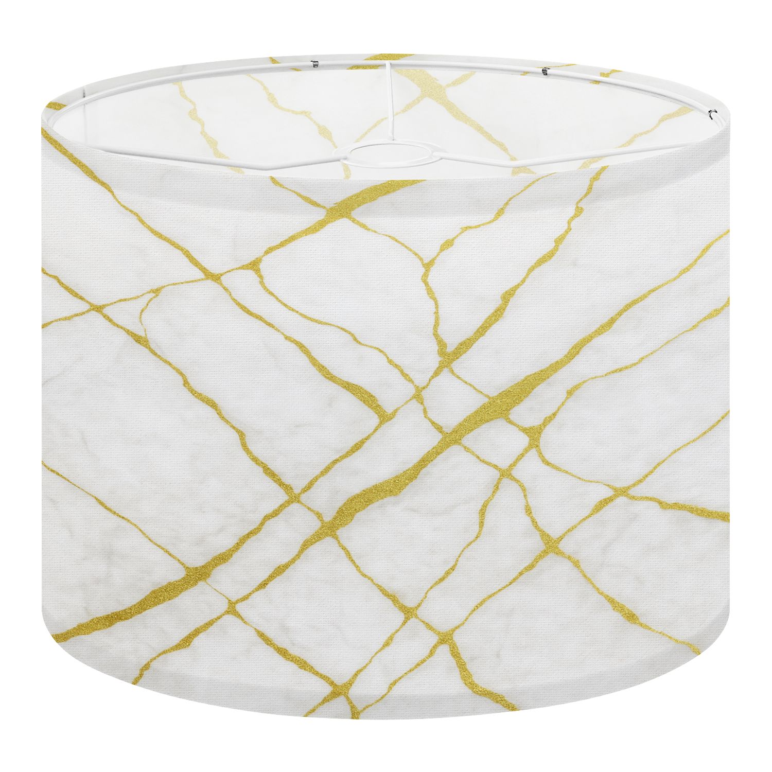 Linen Drum Lampshades White gold marble luxury wall texture shine ...