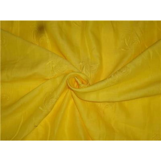 Linen Fabric Embroidered Bright Lemon Yellow 54" wide - Walmart ...