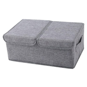 TERGAYEE Fabric Storage Bin Box,Cotton And Linen Cloth Covered Storage ...