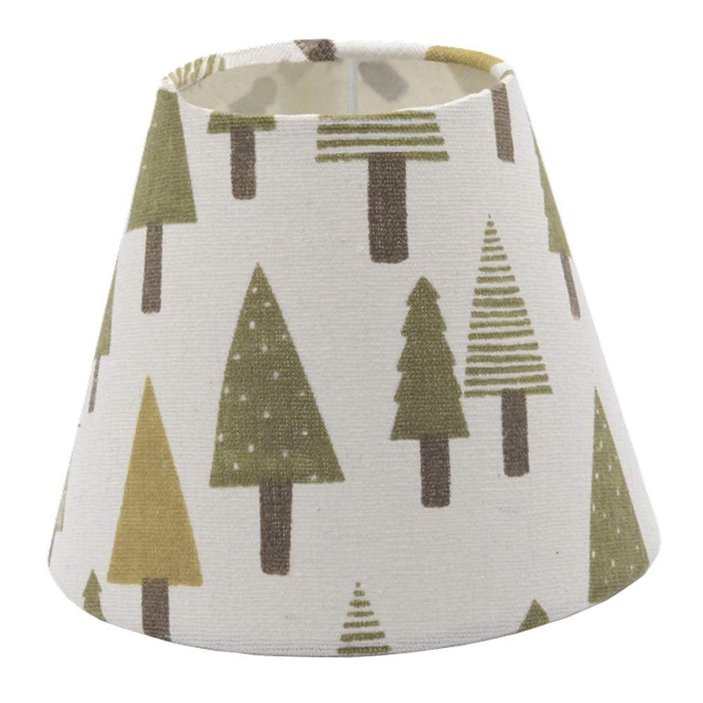 Linen Fabrics Christmas Tree Cone Lamp Shade for DIY Lighting Fixtures ...