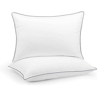 SORMAG Bed Pillows for Sleeping 2 Pack Down Alternative Pillows Queen ...