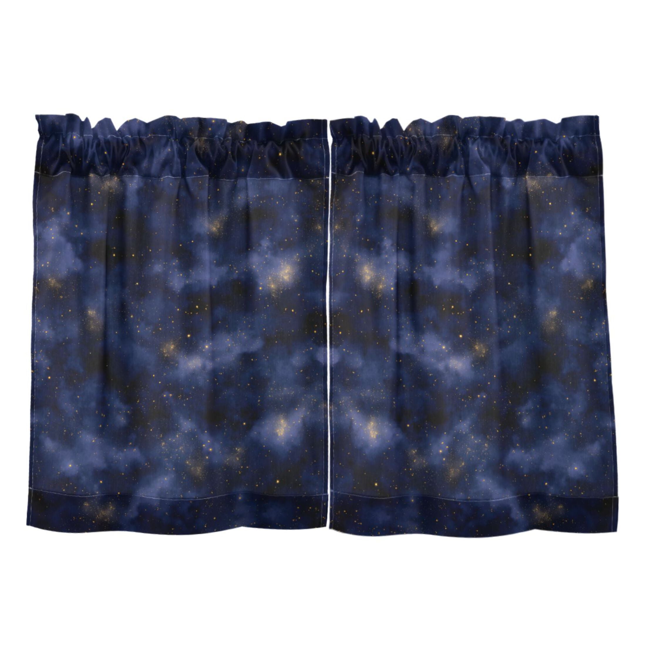 Linen Kitchen Curtains Deep Space Sky Tier Curtains Tier Kitchen Living ...