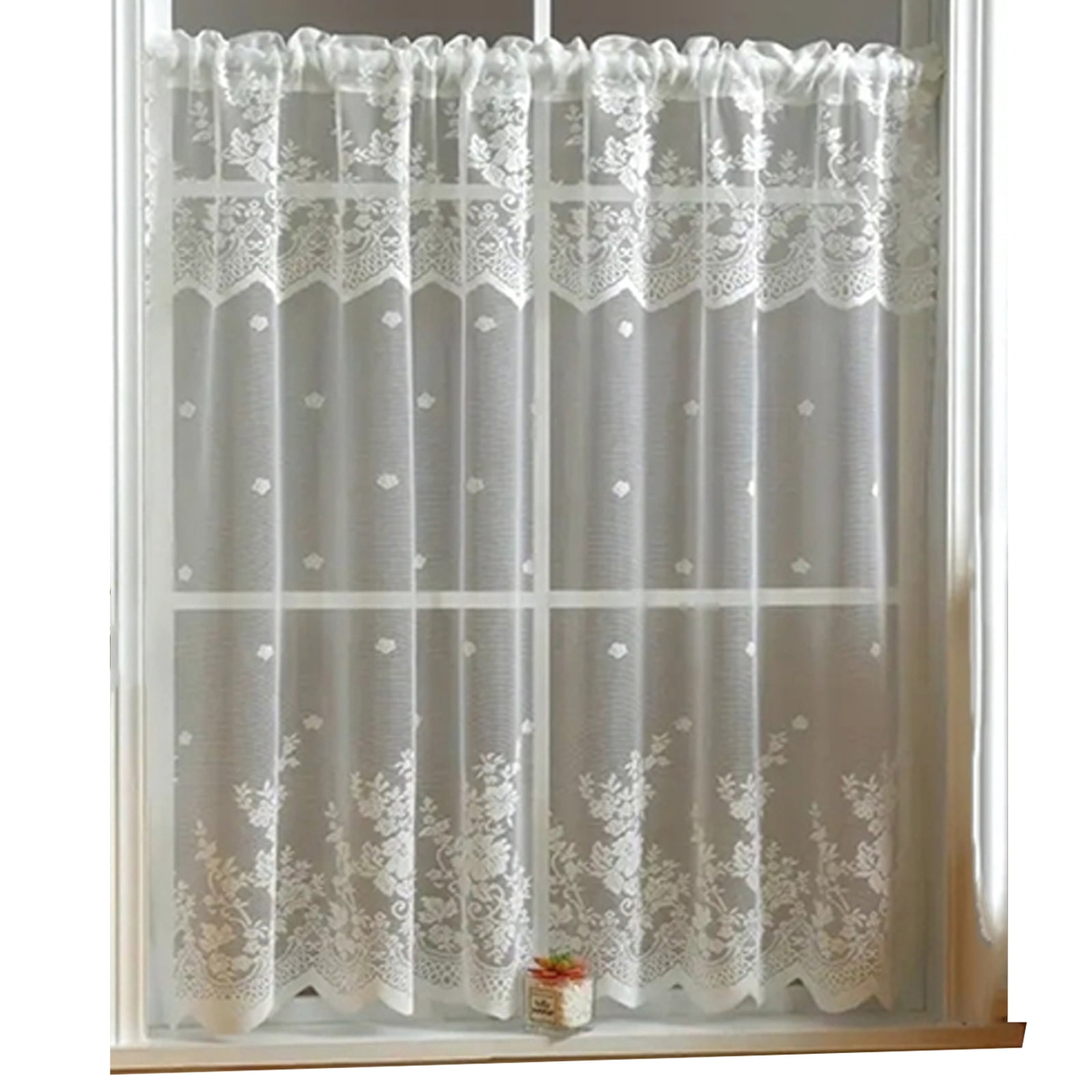 Linen Lace Curtain Divider Single Row Designs for Flexible Layout ...