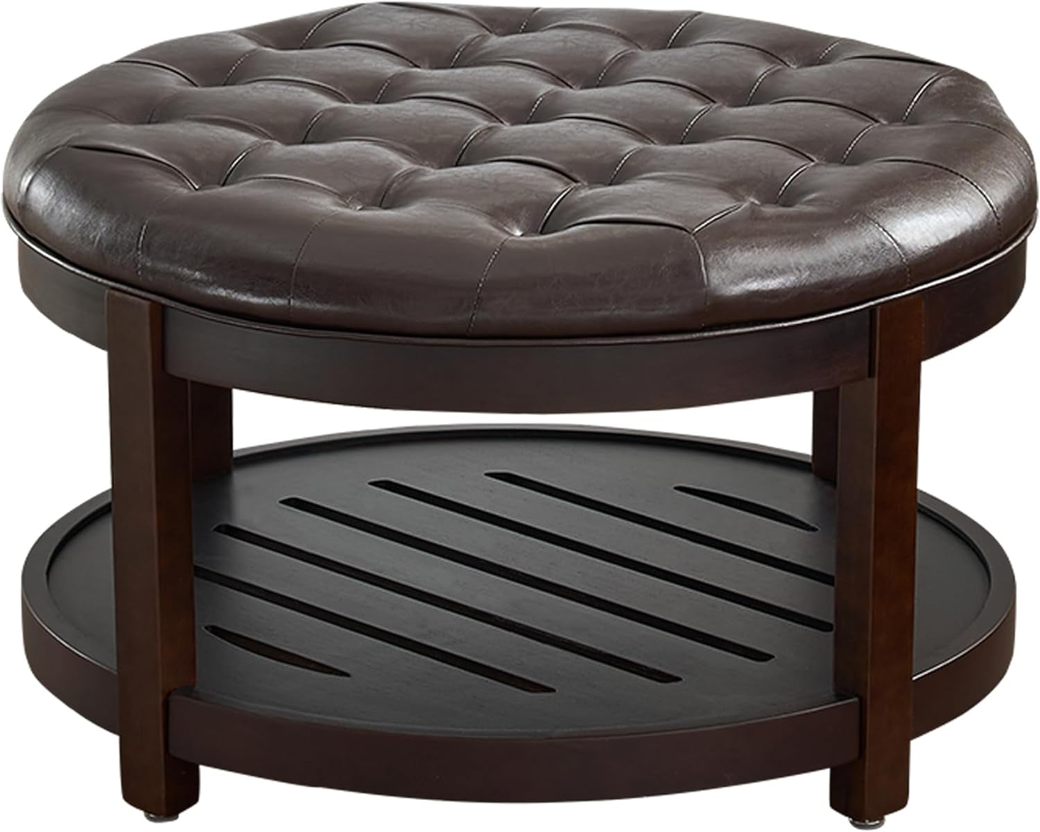 Linen Large Rectangular Ottoman with Storage, Upholstered Entryway for ...