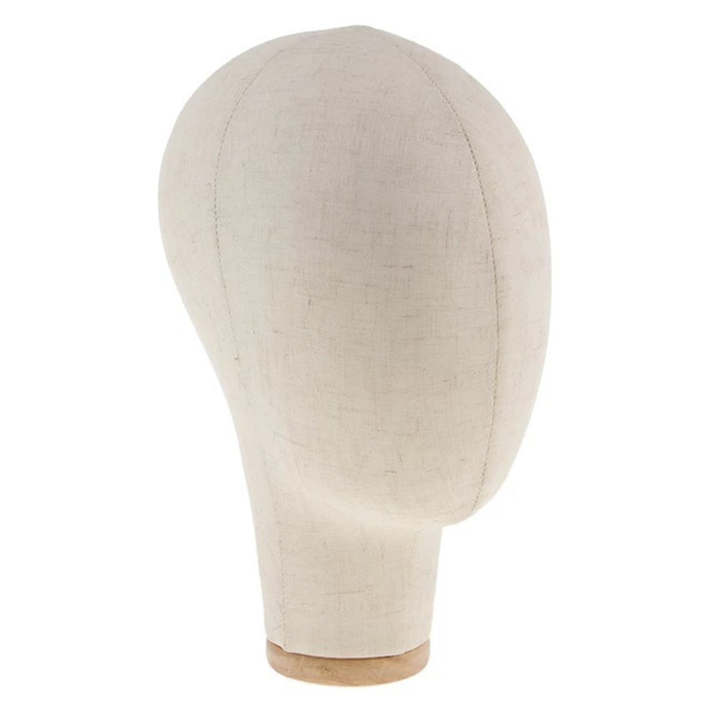 Linen Mannequin Head Hat Wig Accessories Display Head Mould With Solid ...