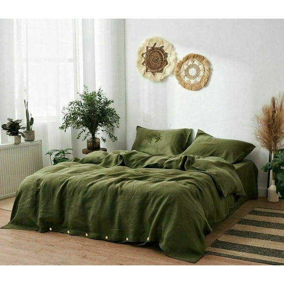 Moss Green Bedding