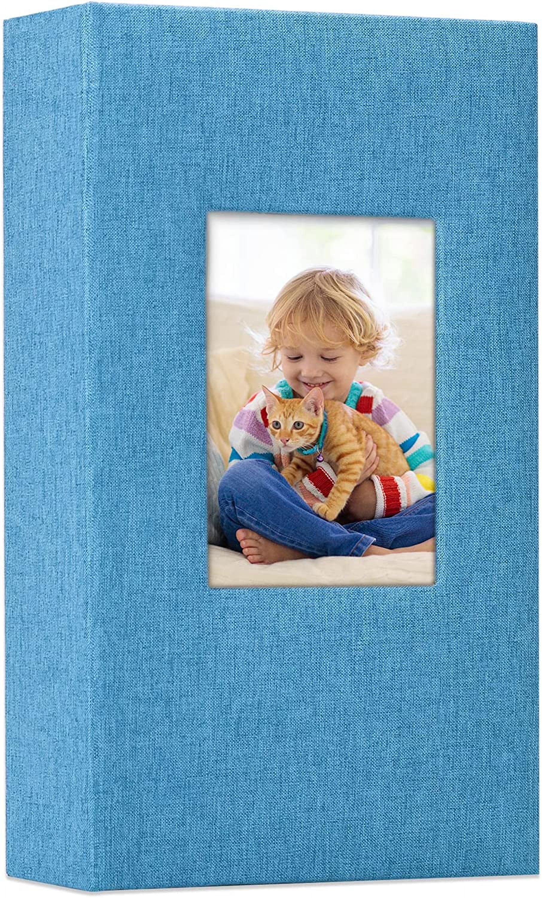 Linen Photo Album 300 Pockets for 4x6 Photos Fabric Cover Photo Books ...