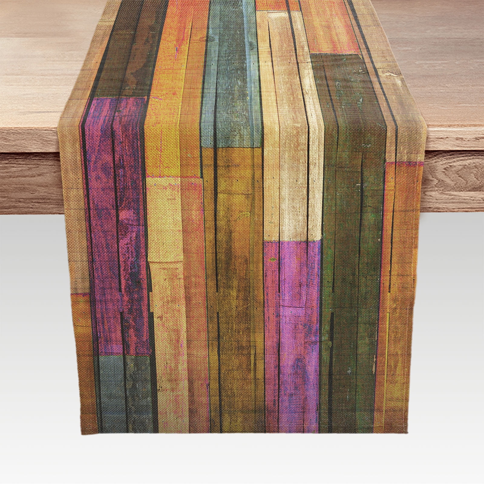 PINPAI Linen Rustic 13X72 inches Table Runners - Walmart.com